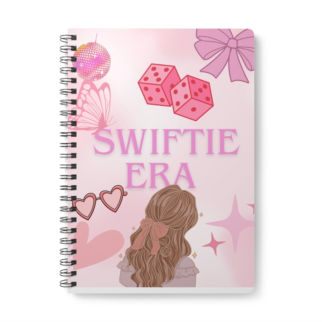 Swiftie Era Notebook, Pink Spiral Journal for Taylor Fans - Etsy