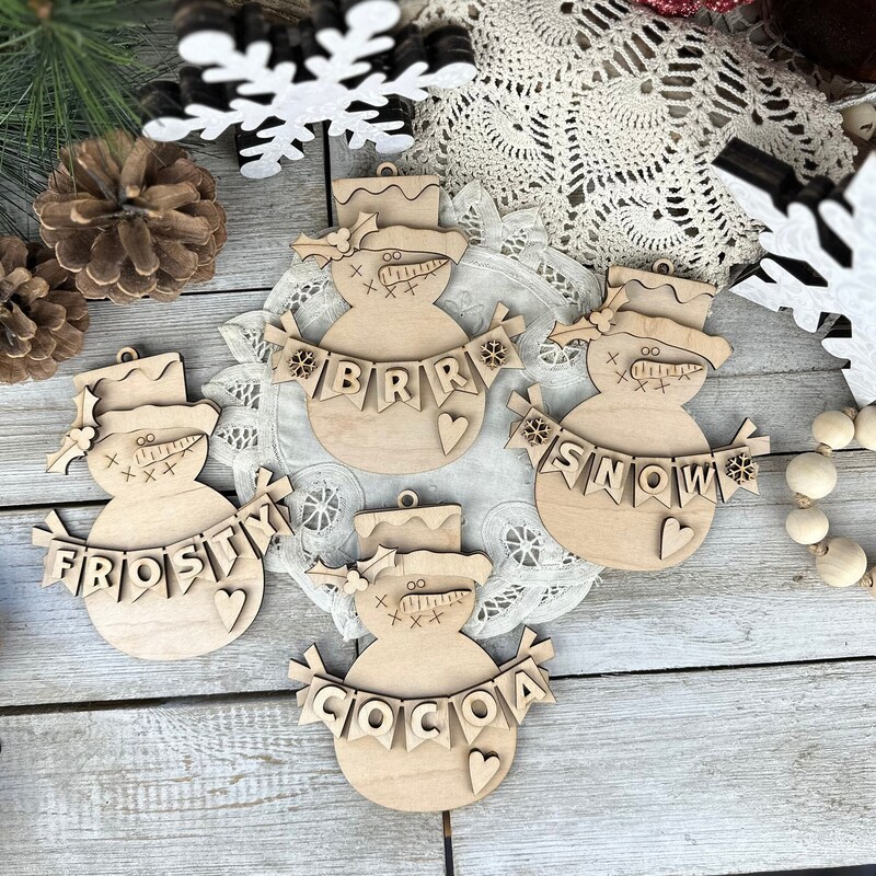 Snowman Banner - Etsy