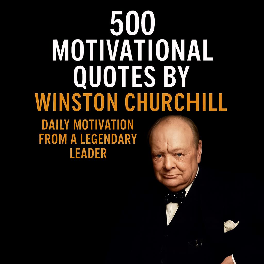 500 Winston Churchill Motivational Quotes Book | Daily Inspiration ...