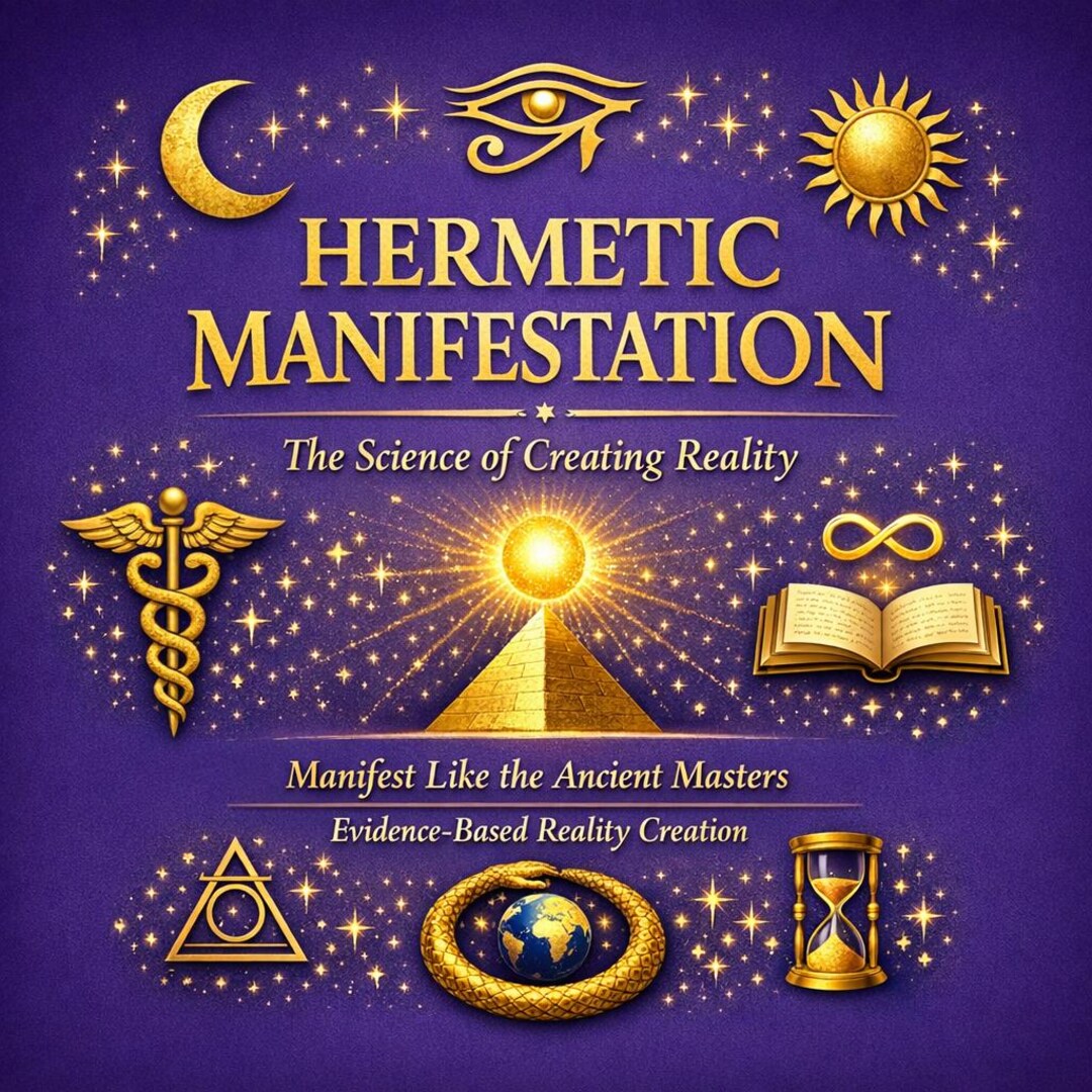 Hermetic Manifestation Guide | Law of Attraction | Ancient Wisdom ...