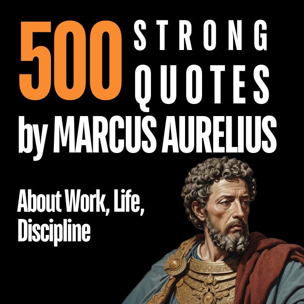 500 Strong Quotes by Marcus Aurelius: Stoic Wisdom Book - Etsy