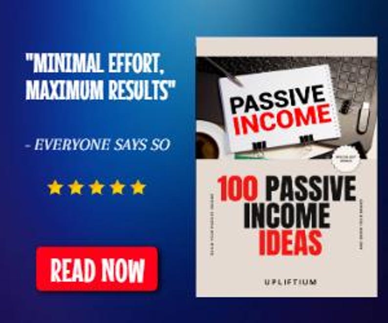 100 Passive Income Ideas |passive Income Ebook | Make Money at Home | Etsy Downloads Small ...