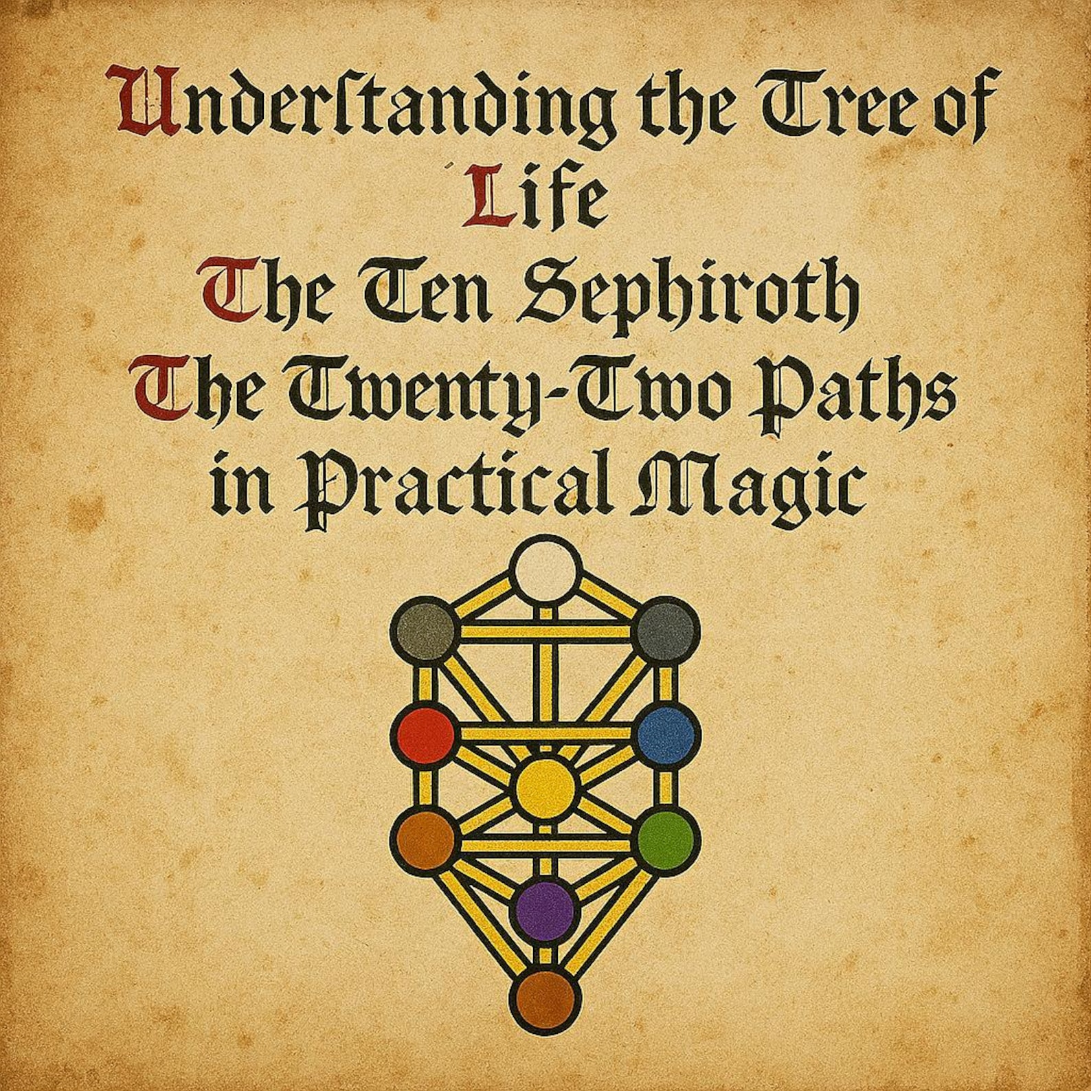 Hermetic Qabalah Guide | Tree of Life Sephiroth Paths | Tarot ...