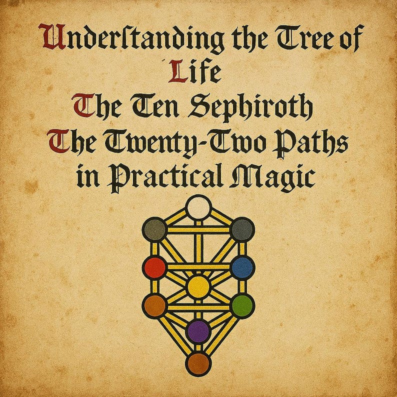 Hermetic Qabalah Guide | Tree of Life Sephiroth Paths | Tarot ...
