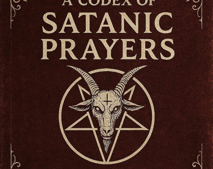 Satanic Prayer Book | A Codex of Satanic Prayers | Occult Grimoire ...