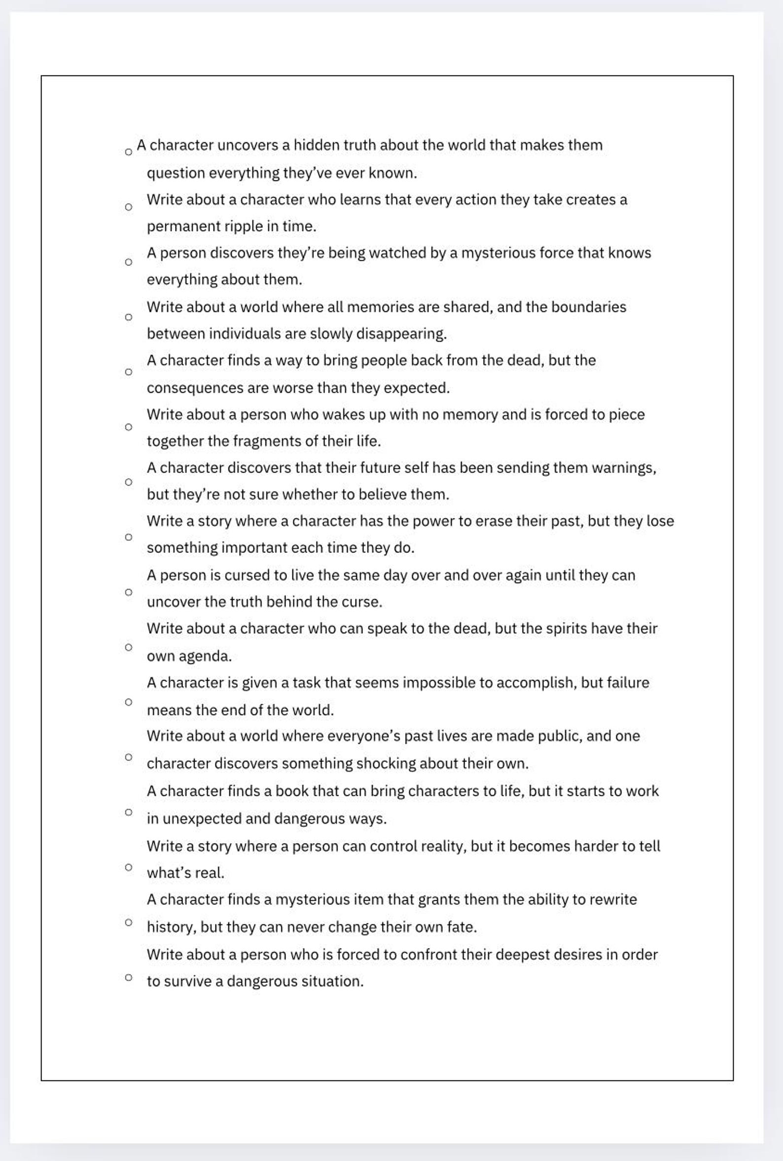 300 Creative Writing Prompts | Short Story Prompts, Creative Writing ...