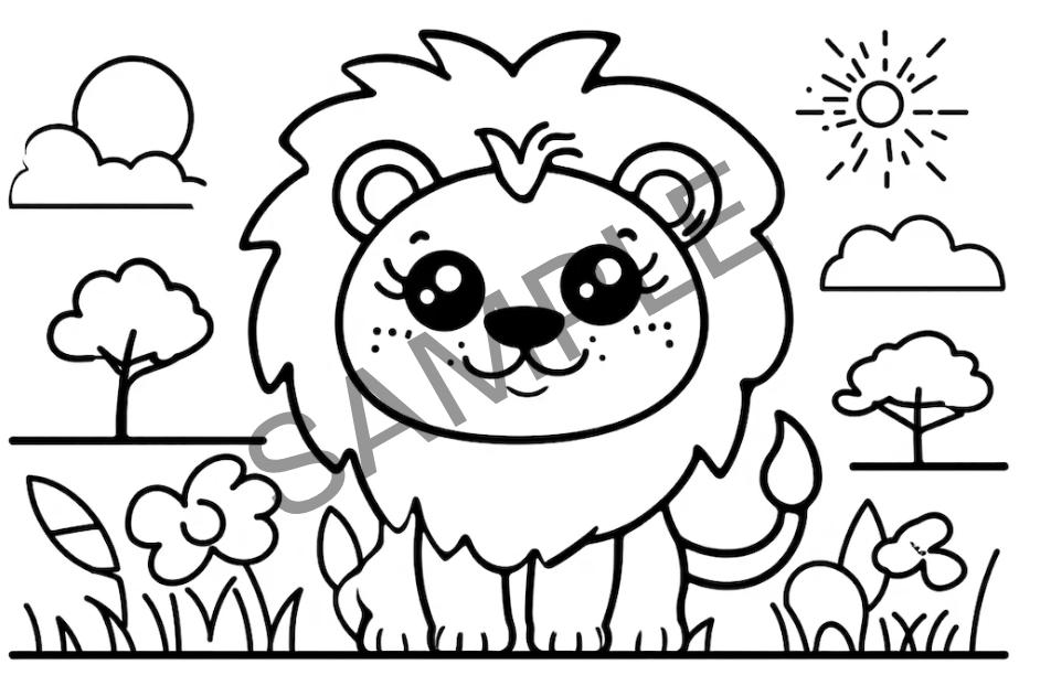 20 Cute Animal Coloring Pages – Fun for Kids & Adults | Printable ...