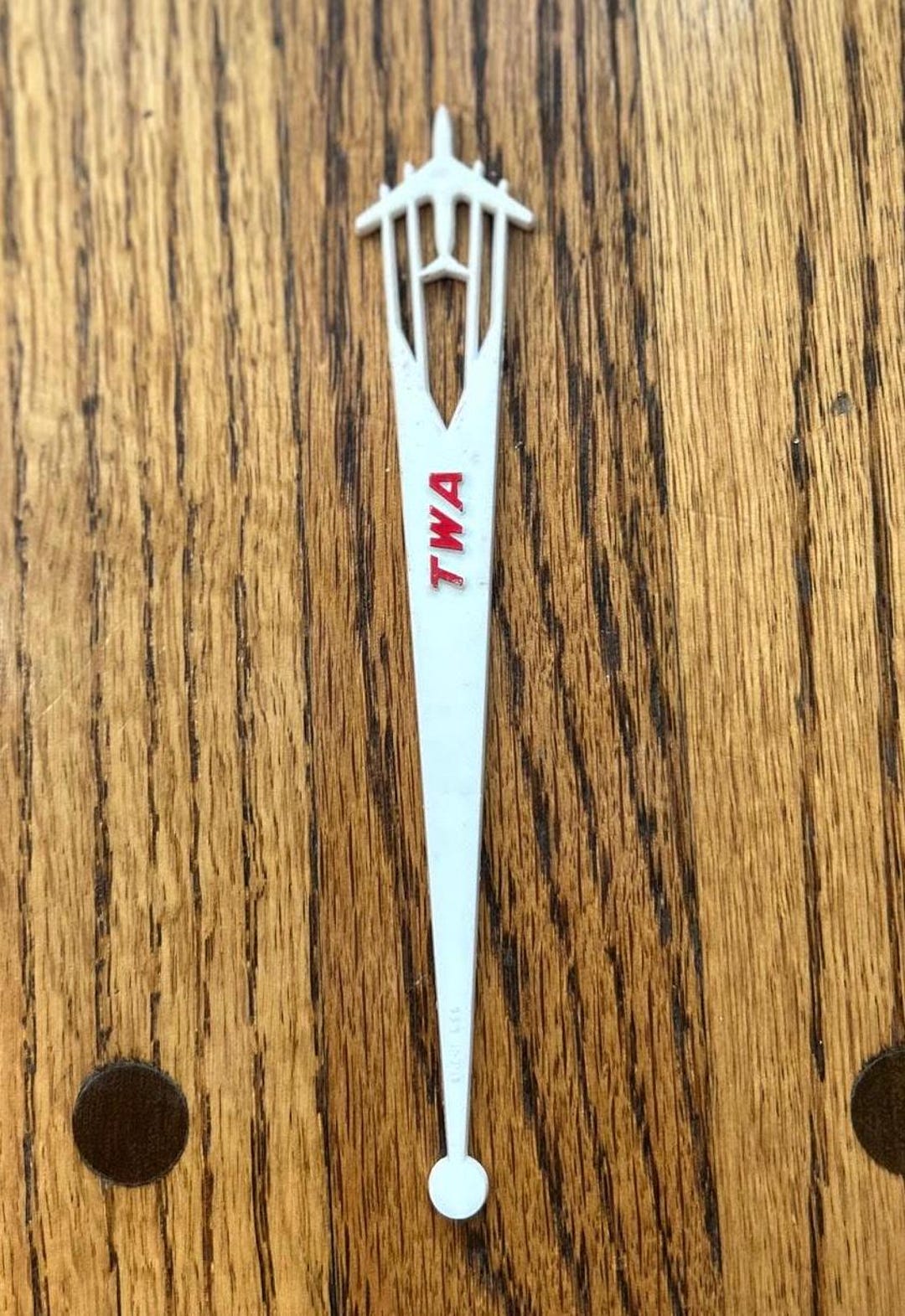 Vintage TWA Cocktail Stirrer (1970s, Airplane Flying Motif) - Etsy