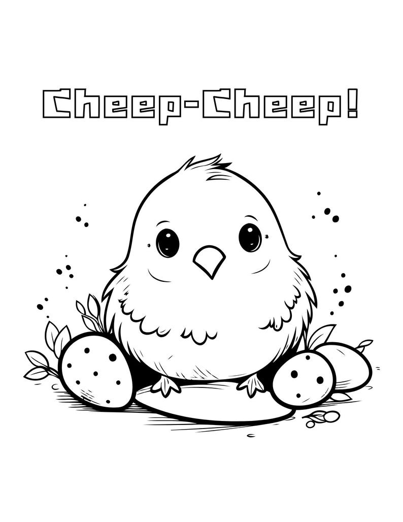 Easter Coloring Packet (10 Pages) - Etsy