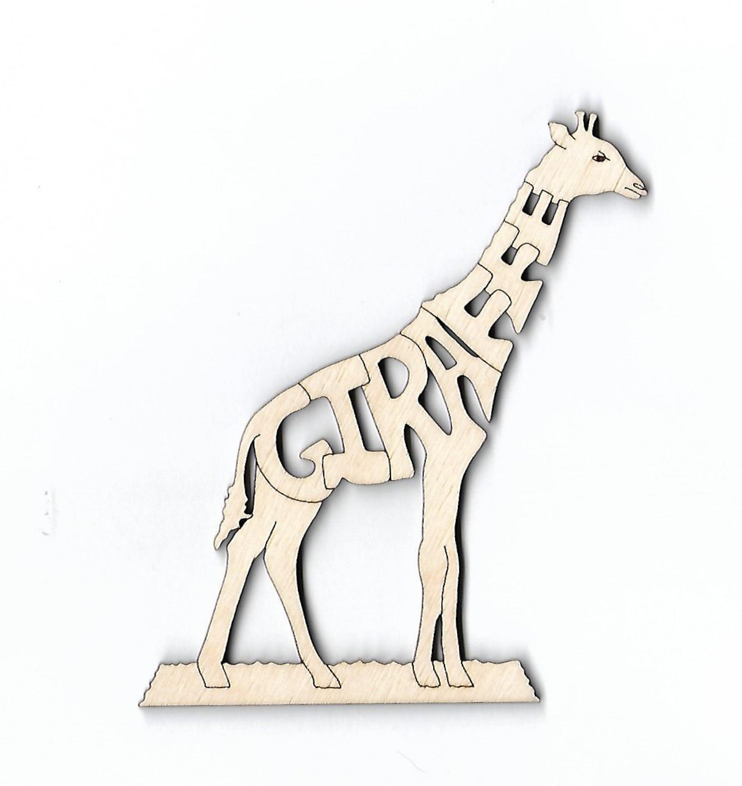 Kitchen & Dining Home & Living Chunky Giraffe Wooden Fridge Magnet etna ...