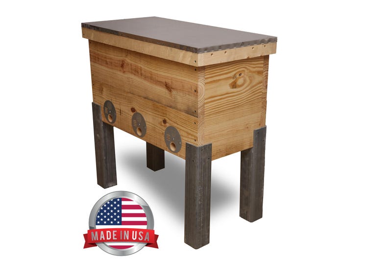 Unassembled Layens Beehive Kit, 20-frame Horizontal Hive for Natural ...