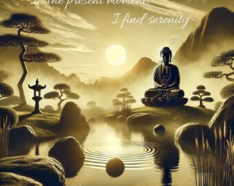 Digital Art Zen Inspirational Designs - Etsy