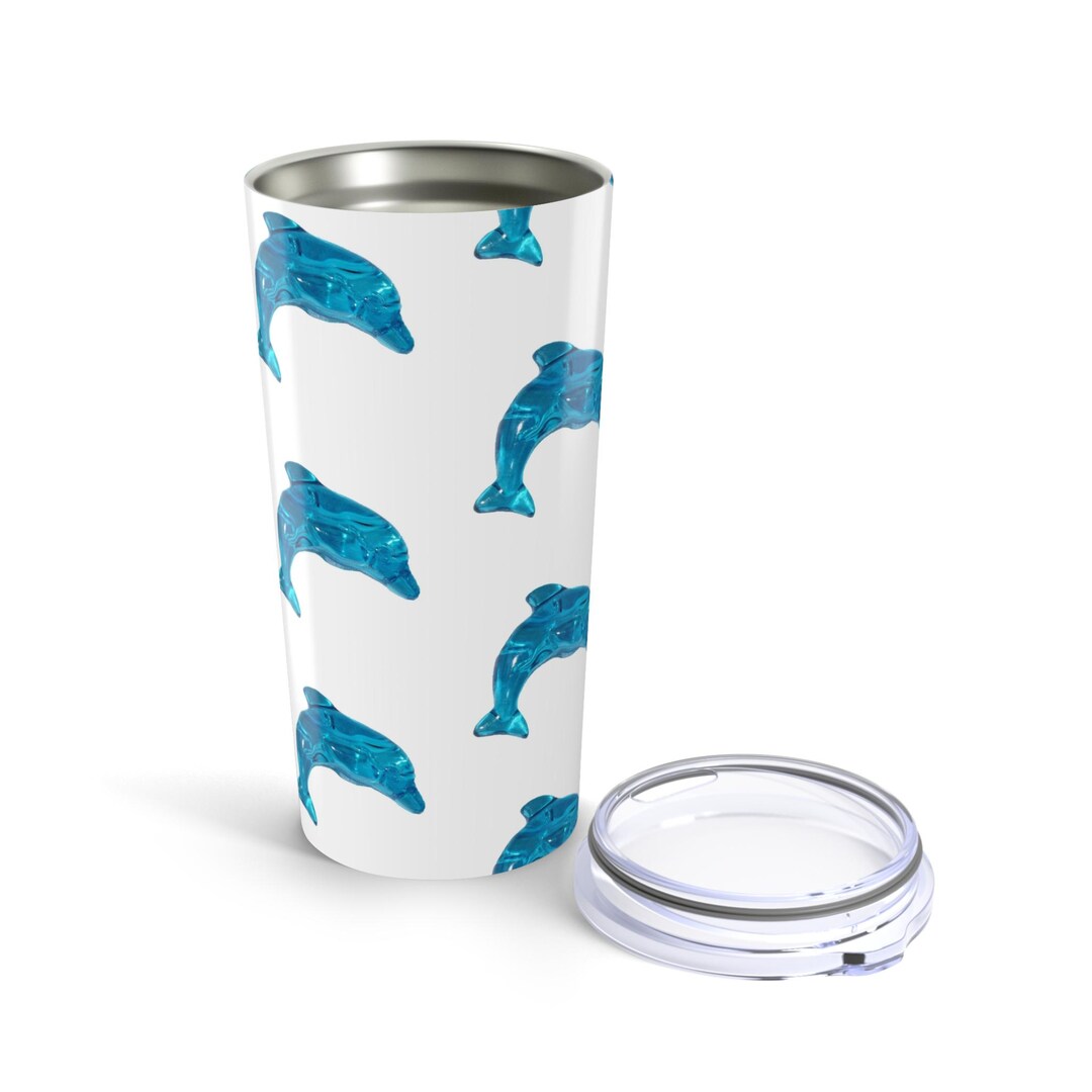 Blue Dolphin Frutiger Aero Inspired Tumbler - Etsy