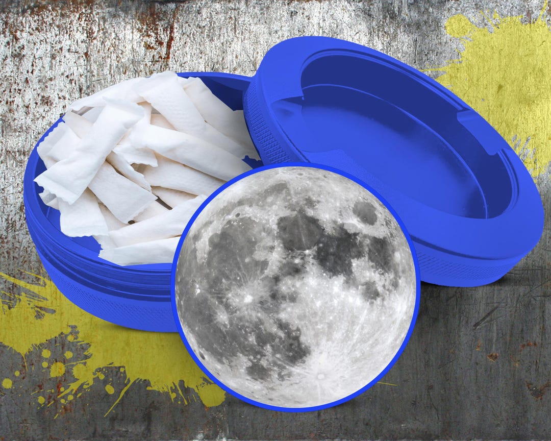 Full Moon Aluminum Zyn Travel Container - Etsy