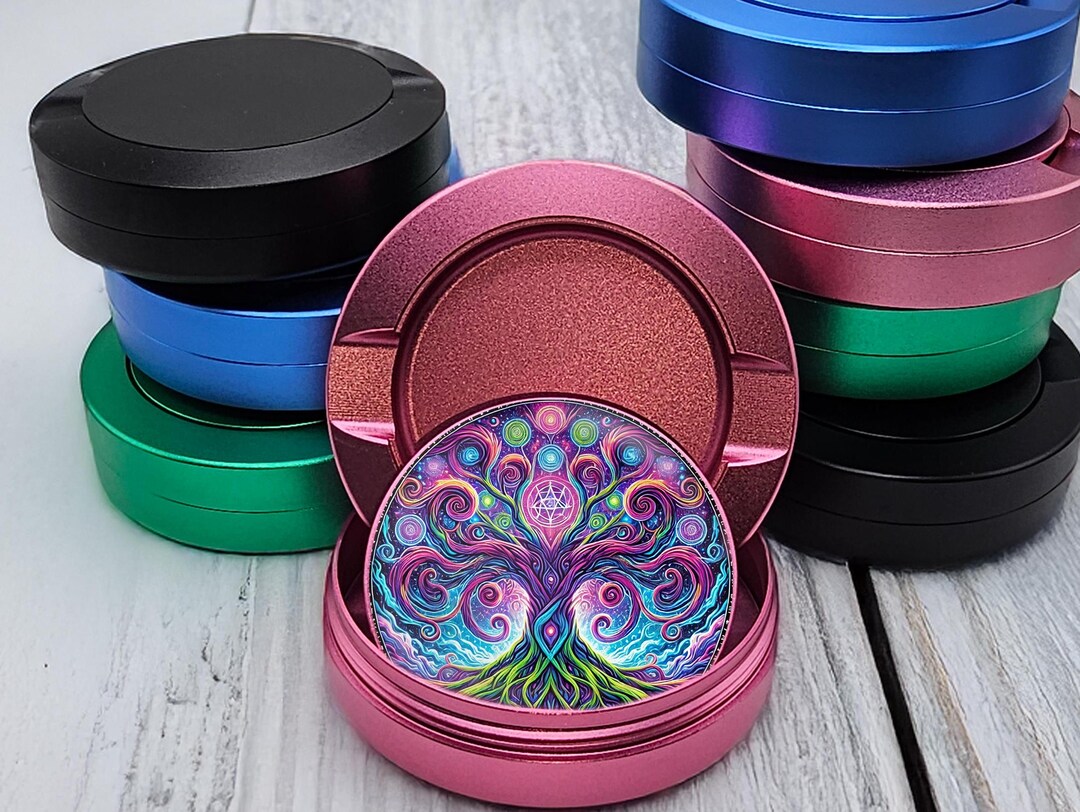 Old Norse Tree of Life, Psychedelic Yggdrasil Aluminum Zin Container ...