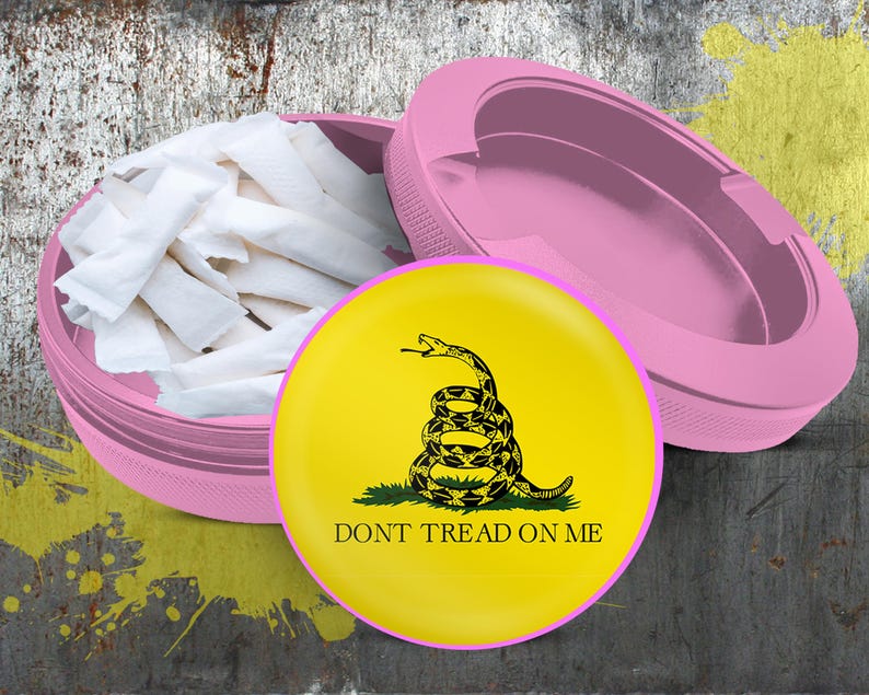 Don't Tread on Me Snus Can, Metal Snus Container, Holiday Gifts for Him ...