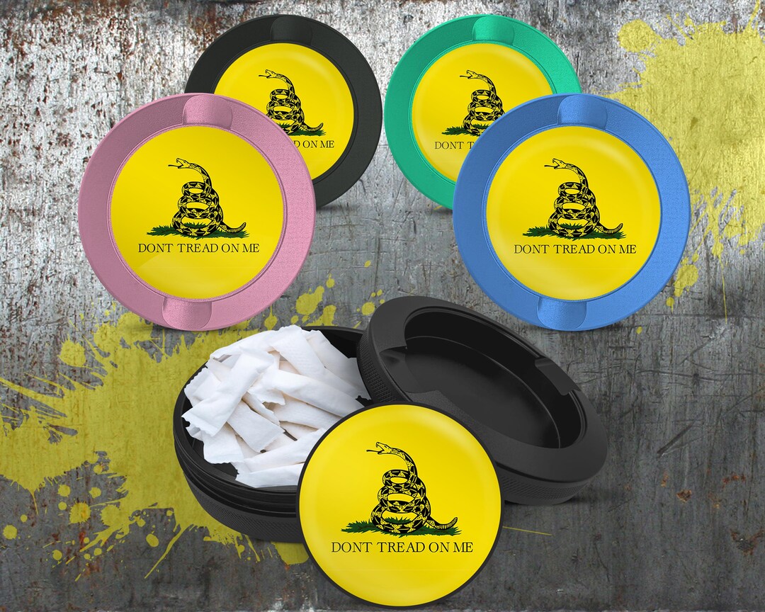 Don't Tread on Me Snus Can, Metal Snus Container, Holiday Gifts for Him ...
