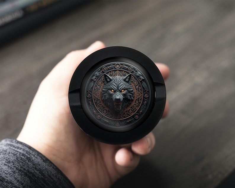Runic Dire Wolf Emblem Snus Holder, Snus Container, Birthday Gifts ...