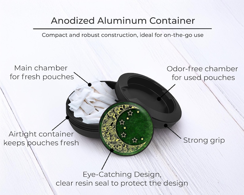 Psychedelic Tree of Life Aluminum Snus Can, Girly Snus Container, Fall ...