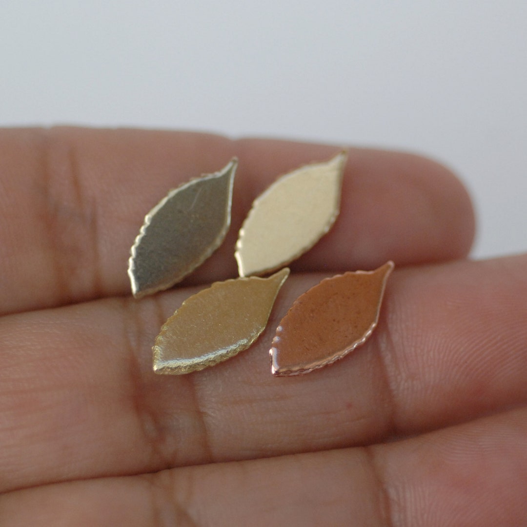 Tiny Leaf Shapes Leaves Blank Shape for Making Jewelry - Etsy
