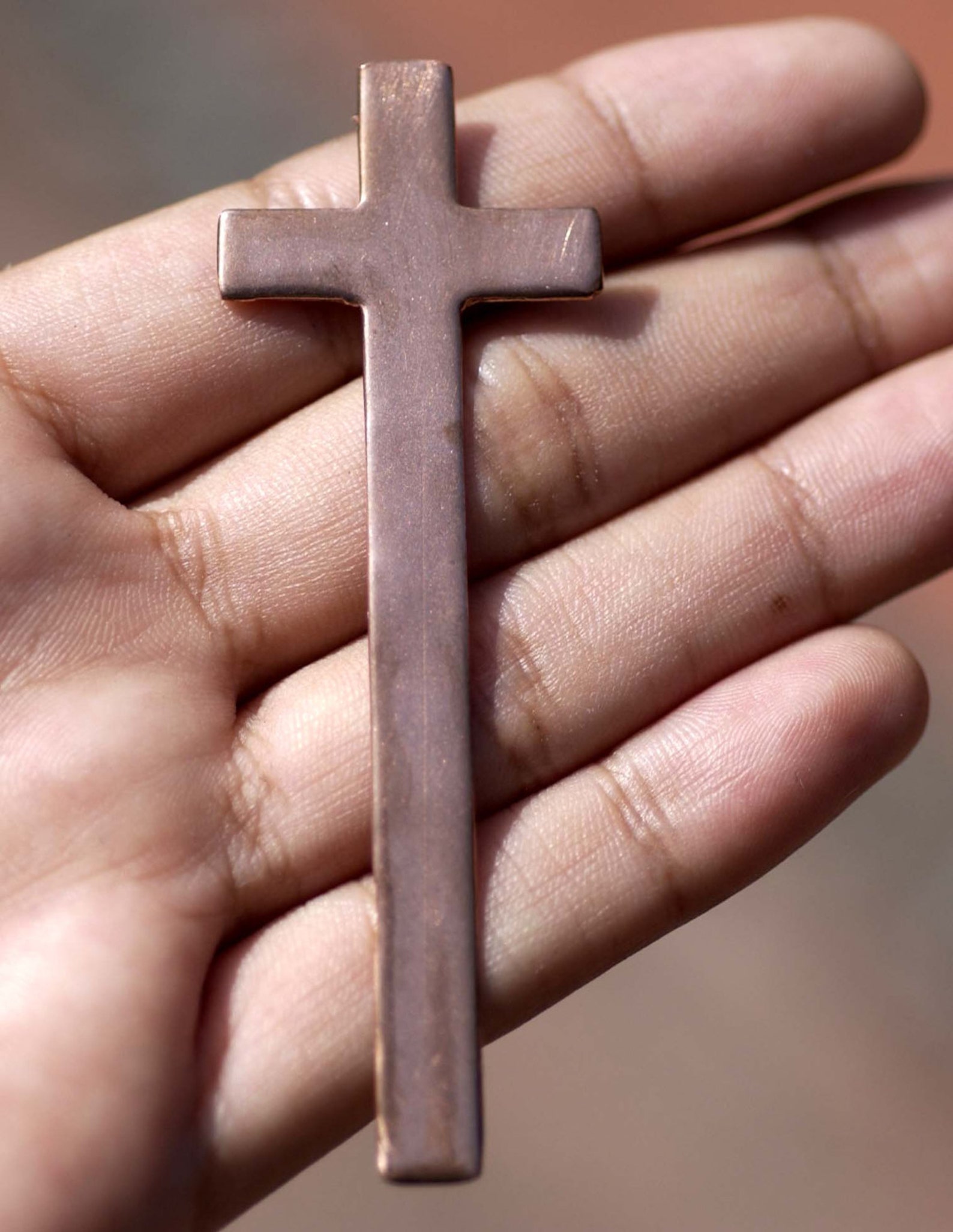 Large Religious Cross Shapes 26mm X 77mm Metal Pendant Blanks - Etsy