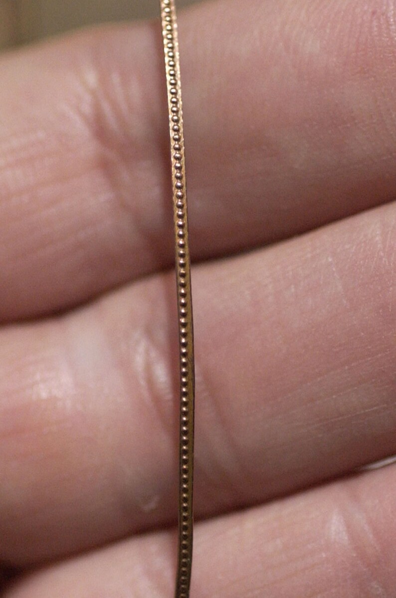 Very Fine Wire W/ Dot Pattern 0.8mm Textured Metal Wire 5 Feet - Etsy
