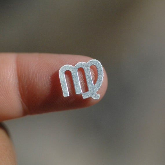 My MOST tiny Virgo zodiac sign shapes 24g Mini miniature metal | Etsy
