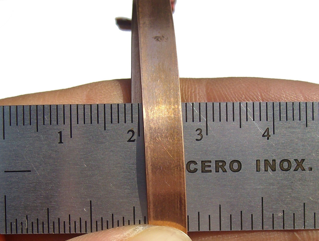 Pure Copper Bezel Wire - Handmade - 5mm Wide 20g Gauge 3 Feet - Etsy