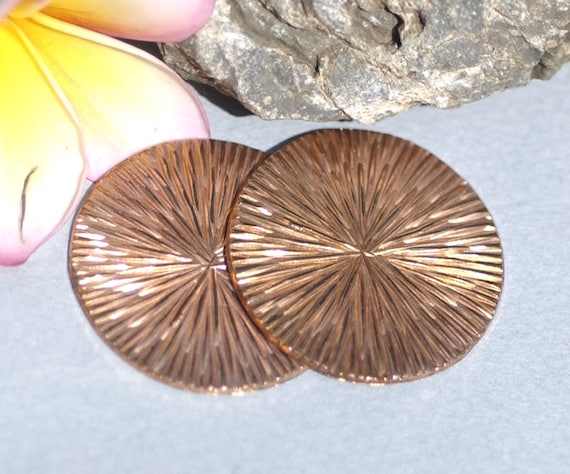 Solid Copper Radiating Disc Blank 32mm 24G for Enameling - Etsy