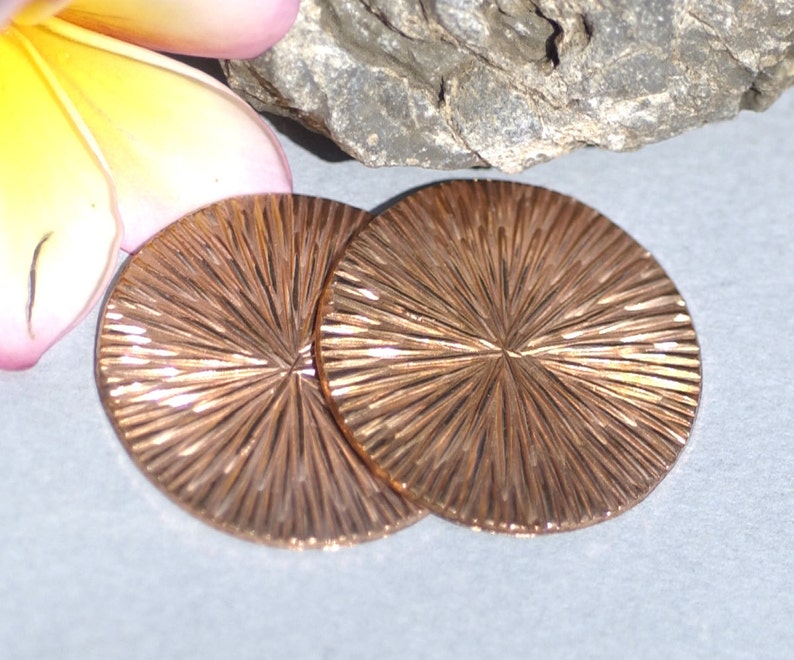 Solid Copper Radiating Disc Blank 32mm 24G for Enameling Shapes - 4 ...