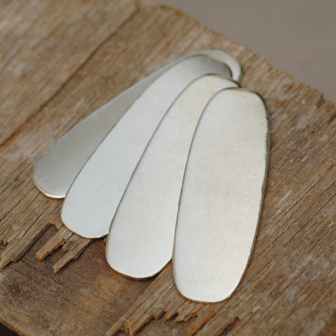 Freeform Long Oval Shapes, Solid Metal Blanks - Copper, Brass, Bronze ...