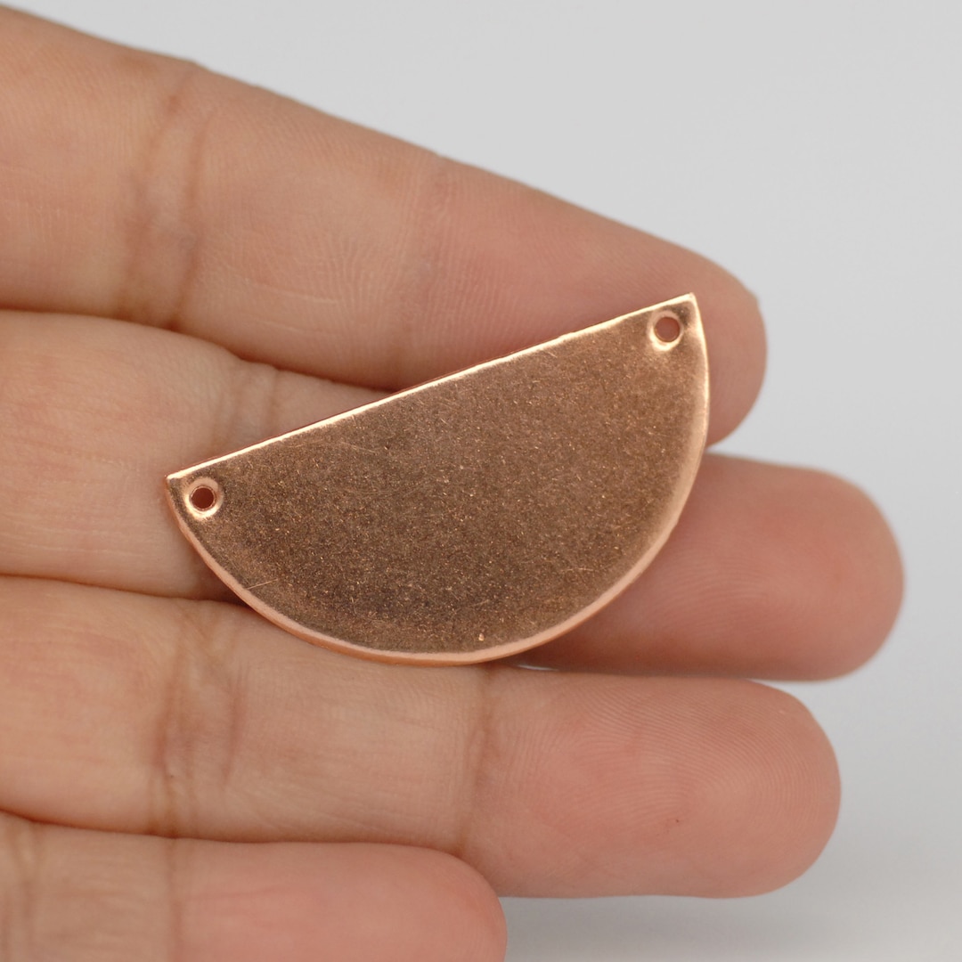 Demi-disque en cuivre massif avec trous de 35 mm x 18 mm pour l ...