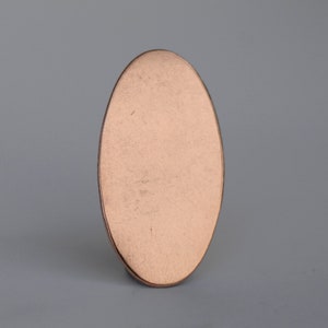 Solid Copper Blanks Oval Shaped 44mm X 23mm 22g Enameling Blanks - 4 ...