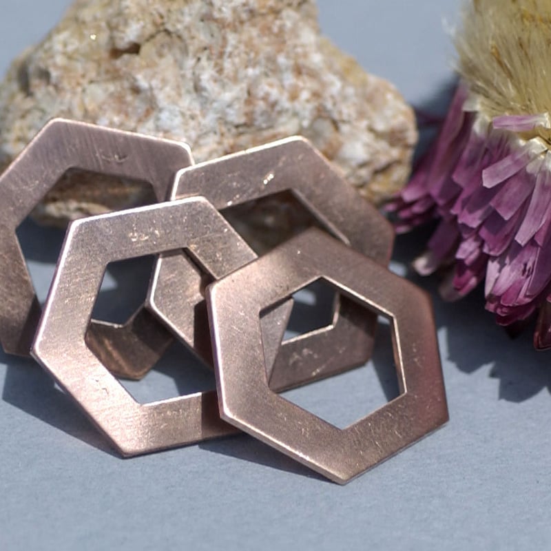 Hexagon Stamp - Etsy