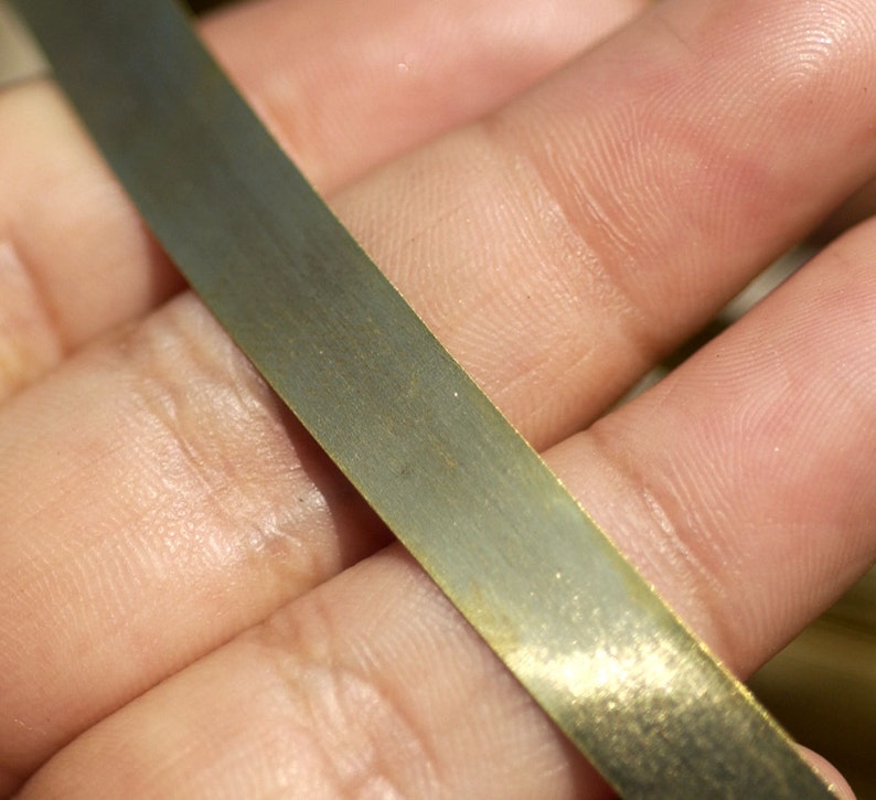 Brass Bezel Wire Handmade 8mm wide 30g 3 feet length | Etsy