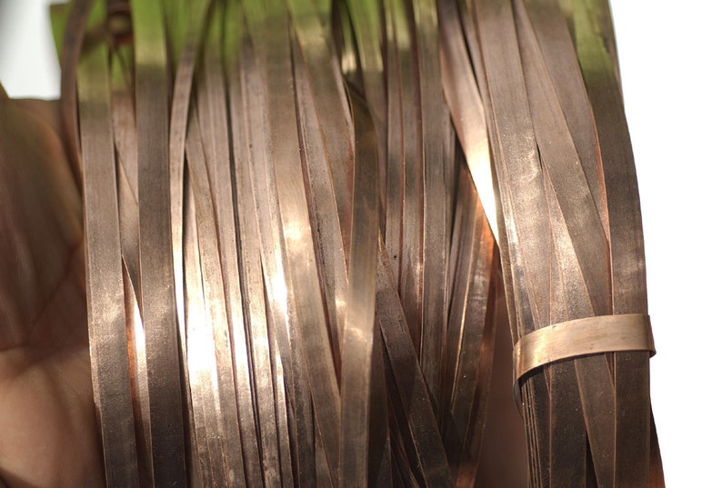 Copper Bezel Wire Handmade 3mm wide 30 Gauge 3 feet | Etsy