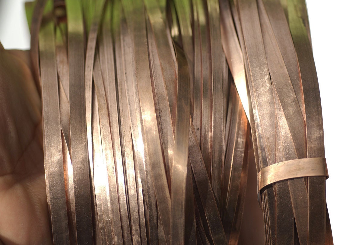 Copper Bezel Wire - Handmade - 3mm Wide - 30 Gauge - 3 Feet Length - Etsy