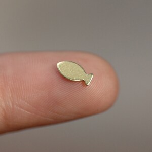 My MOST Super Tiny Fish Blank Cut Out for 24g DIY Jewelry Soldering ...