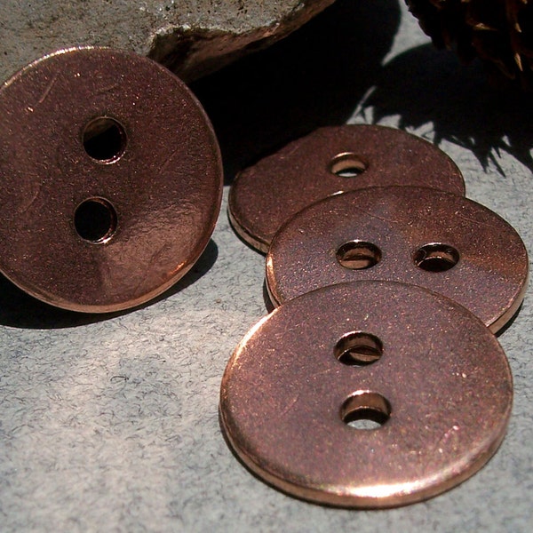 Copper Buttons - Etsy