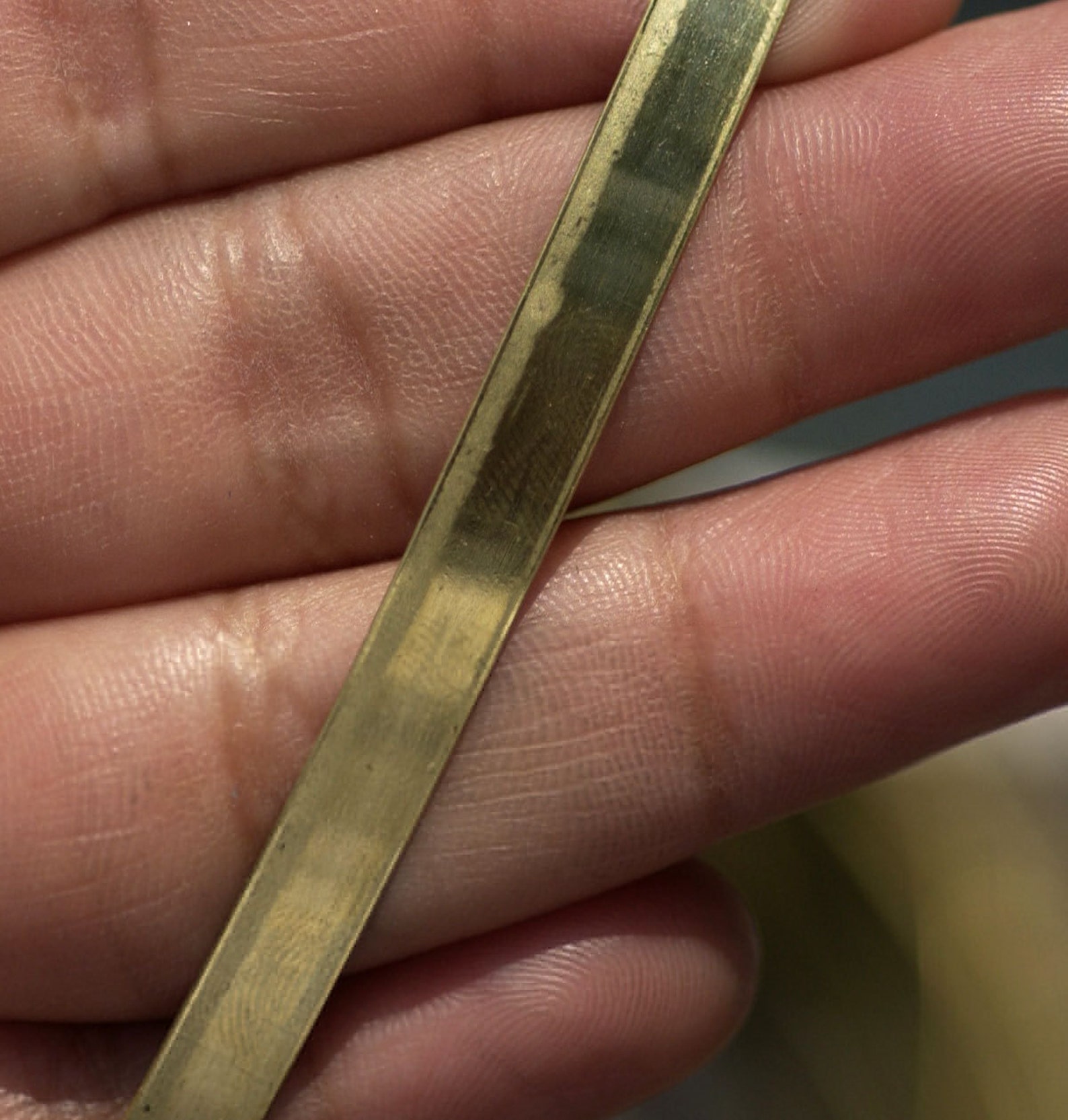 Brass Bezel Wire Handmade 5.5mm Wide 24g 3 Feet Length - Etsy