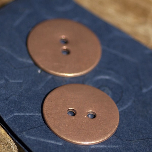 Copper Buttons - Etsy