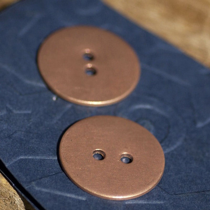 Copper Buttons - Etsy