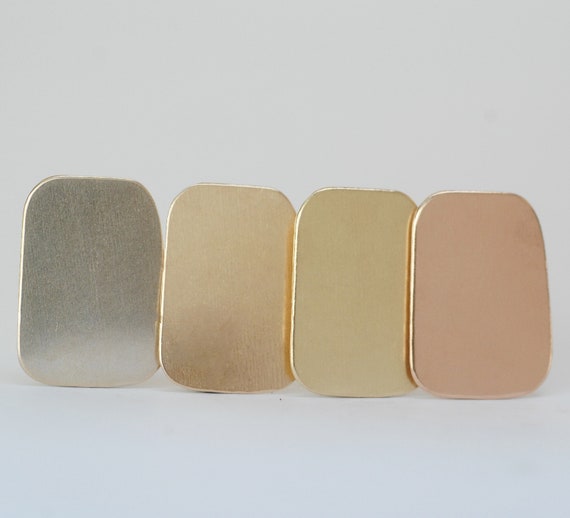 Freeform Rectangle Shapes Organic Metal Blanks for Making - Etsy