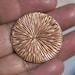 Radiating Texture Disc 28mm 24G Enameling Textured Blank Shape ...