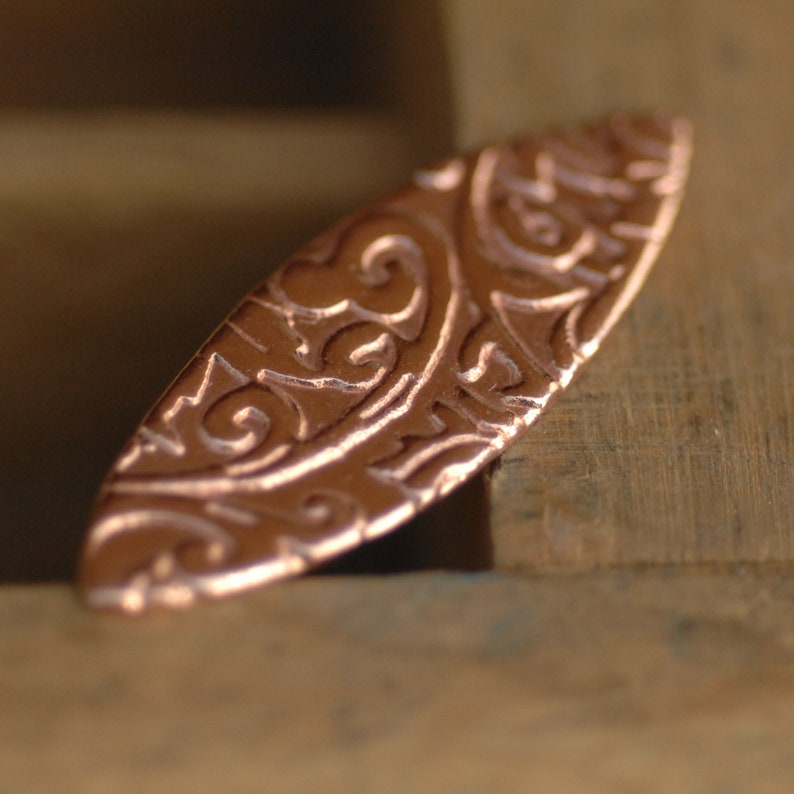 Pointed Oval Eye Shaped Blank 38mm X 13mm 20g Shape Cutout for - Etsy