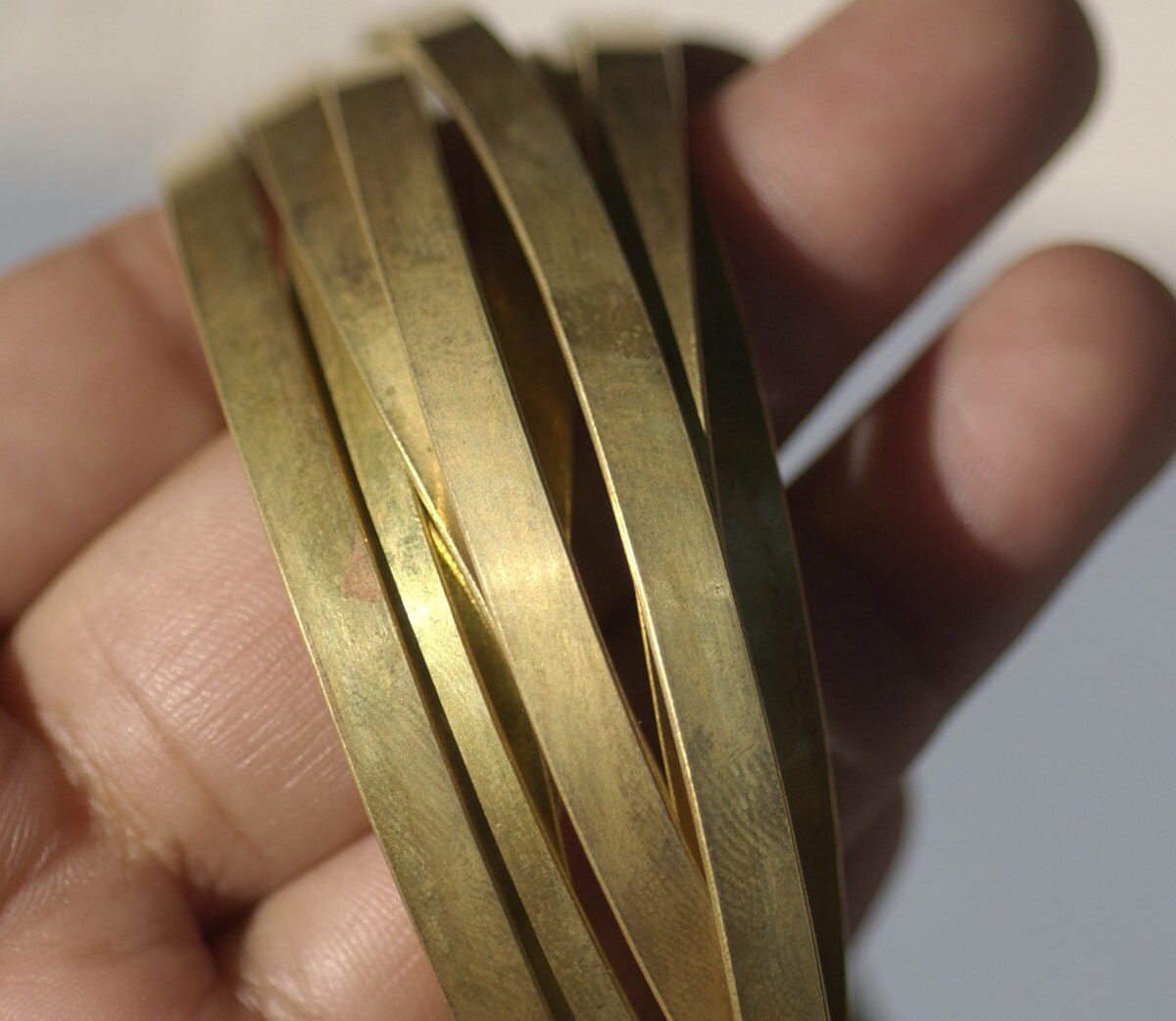 Brass Bezel Wire Handmade 5mm Wide 20g 3 Feet Length - Etsy