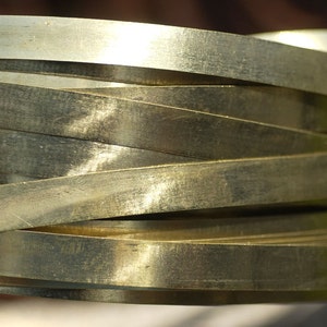 Brass Bezel Wire - Handmade - 8mm Wide - 30g - 3 Feet Length - Etsy