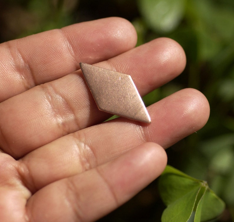 Diamond Shaped Metal Blanks 27mm X 14mm 24G 22g 20g Copper | Etsy