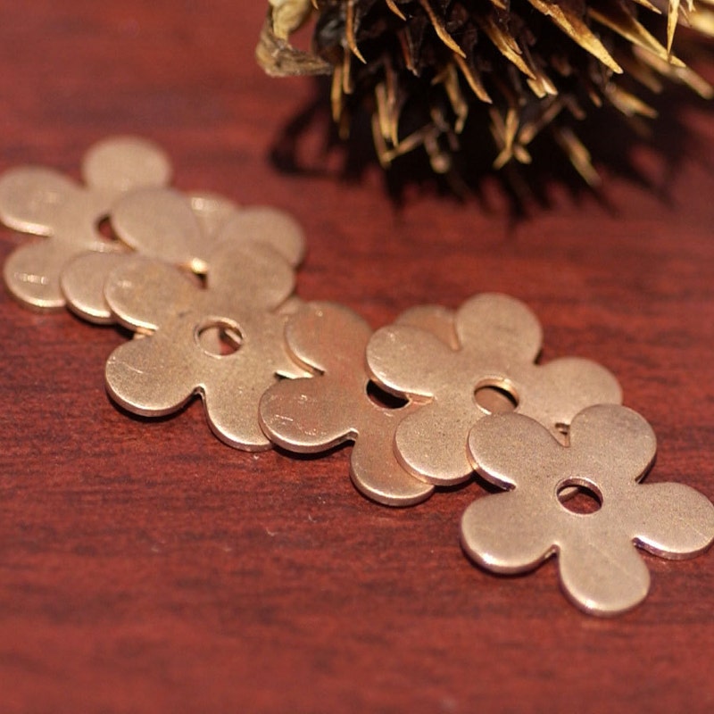Copper Flowers - Etsy