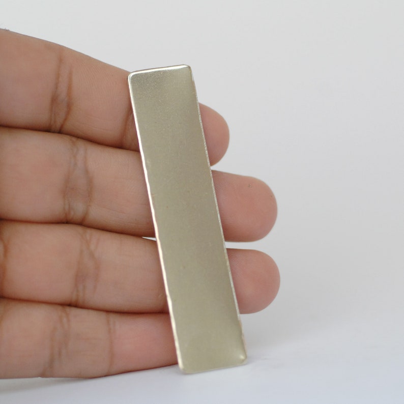 Deburred Clean Copper Blanks Rectangle Name Tag Name Plate - Etsy